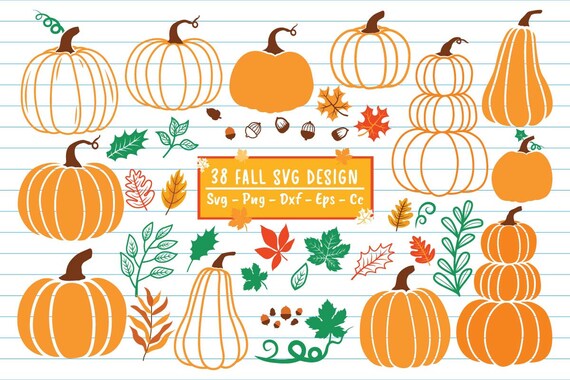 38 Fall Svg Fall Svg Bundle Fall Svgautumn Svg Pumpkin - Etsy