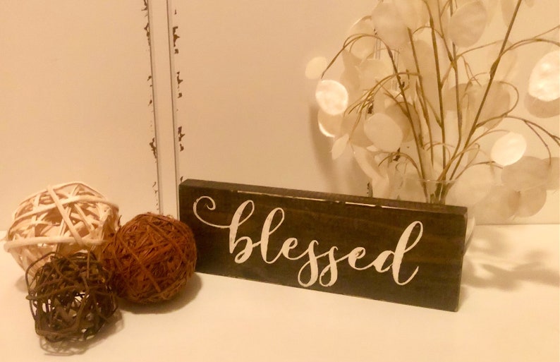 10 Wooden Signs Inspirational Word Signs Hand Made - Etsy