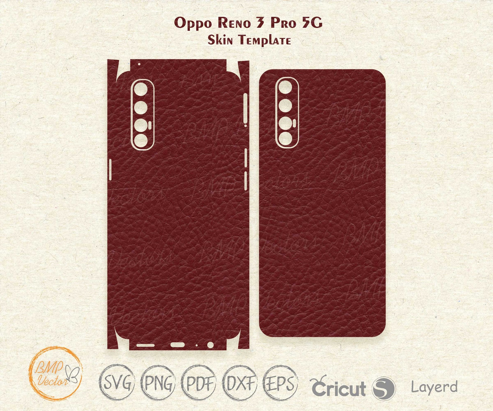 Oppo Reno 3 Pro 5G Skin Cut Template Vector Oppo Skin Svg Cut - Etsy