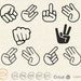 Shocker Style Svg, Shocker Finger Cut File, Middle Finger Sticker Svg ...