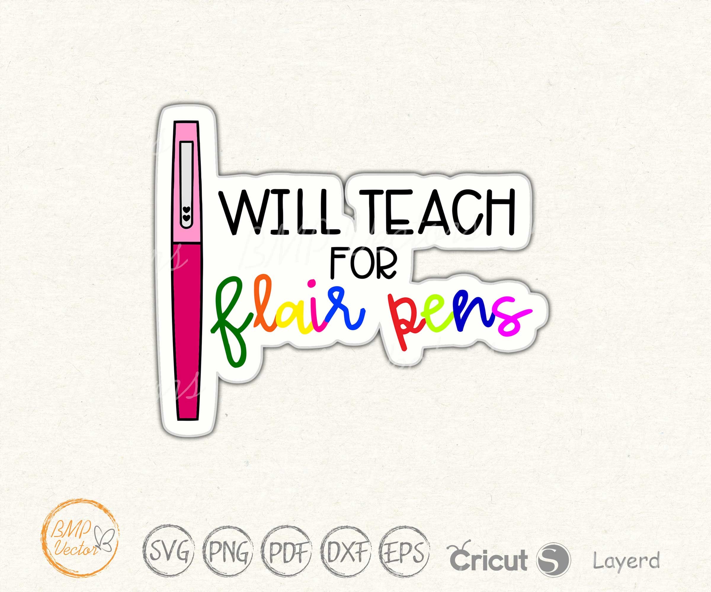 Teacher Sticker SVG Bundle: Back to School, Laptop Decals (digital ...