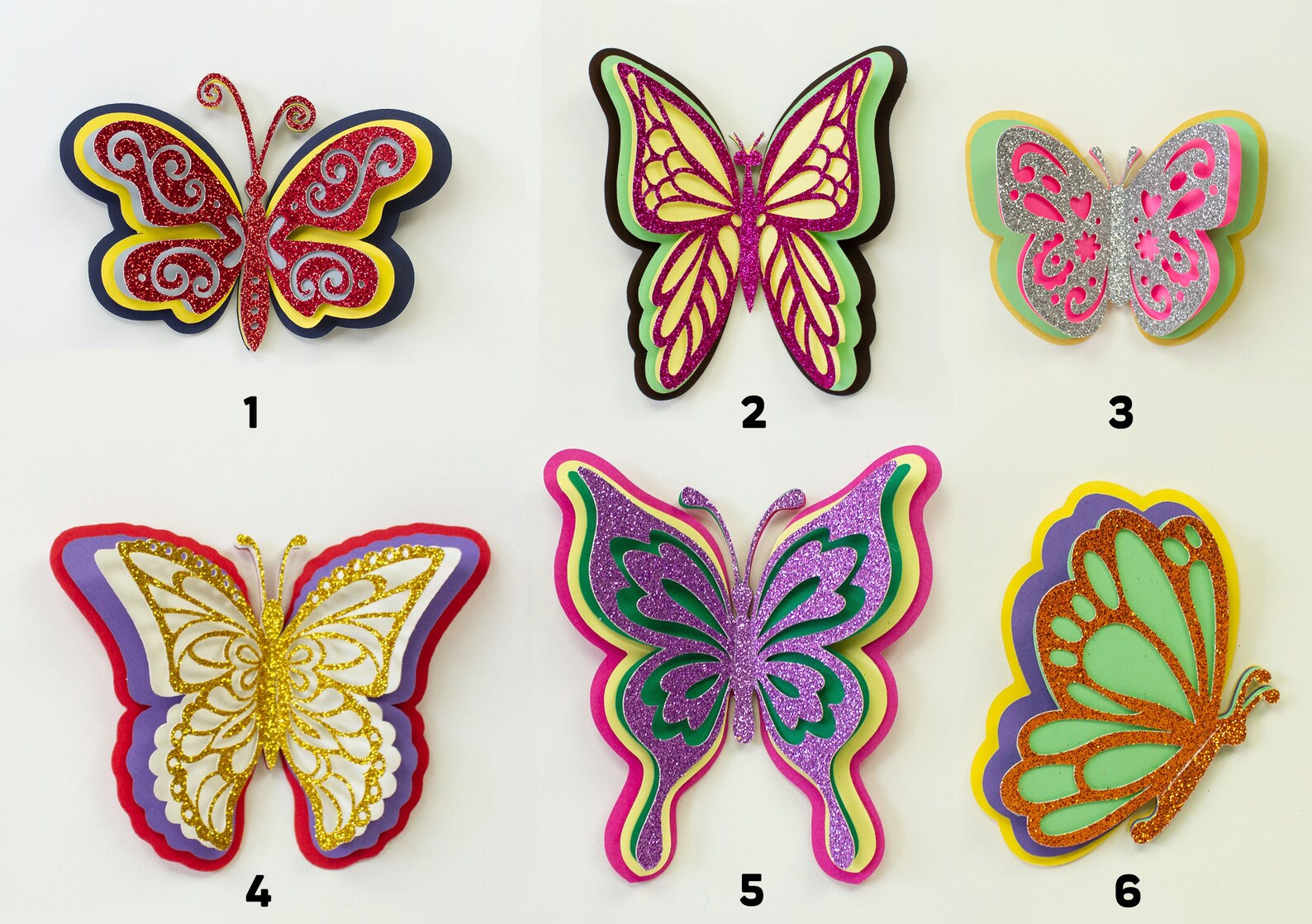 3D Butterfly Svg Bundle Paper Butterfly SVG Butterfly Wall - Etsy