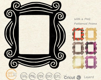 Friends Frame Svg - Etsy