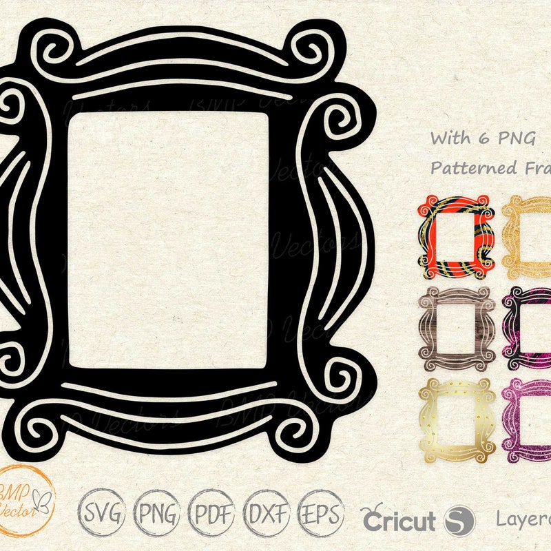 Friends Picture Frame Svg - Etsy