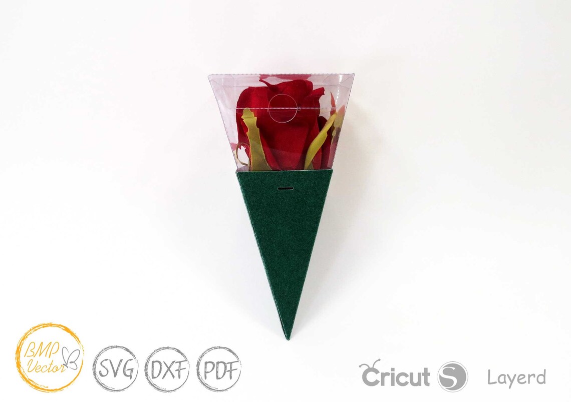 Flower Box SVG Flower Package Gift Flowers Box for - Etsy