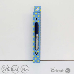 Pen Box SVG Pen Box Template Customizable Pen Box Cut File - Etsy