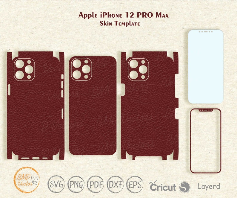 Apple Iphone 12 Pro Max Skin Svg Cut Template Vector Iphone | Etsy UK