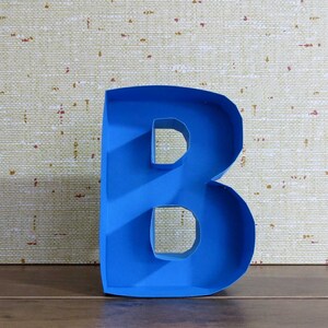 3D Alphabet Letter Box Template: A-Z, 0-9 Die Cut (digital Download) - Etsy