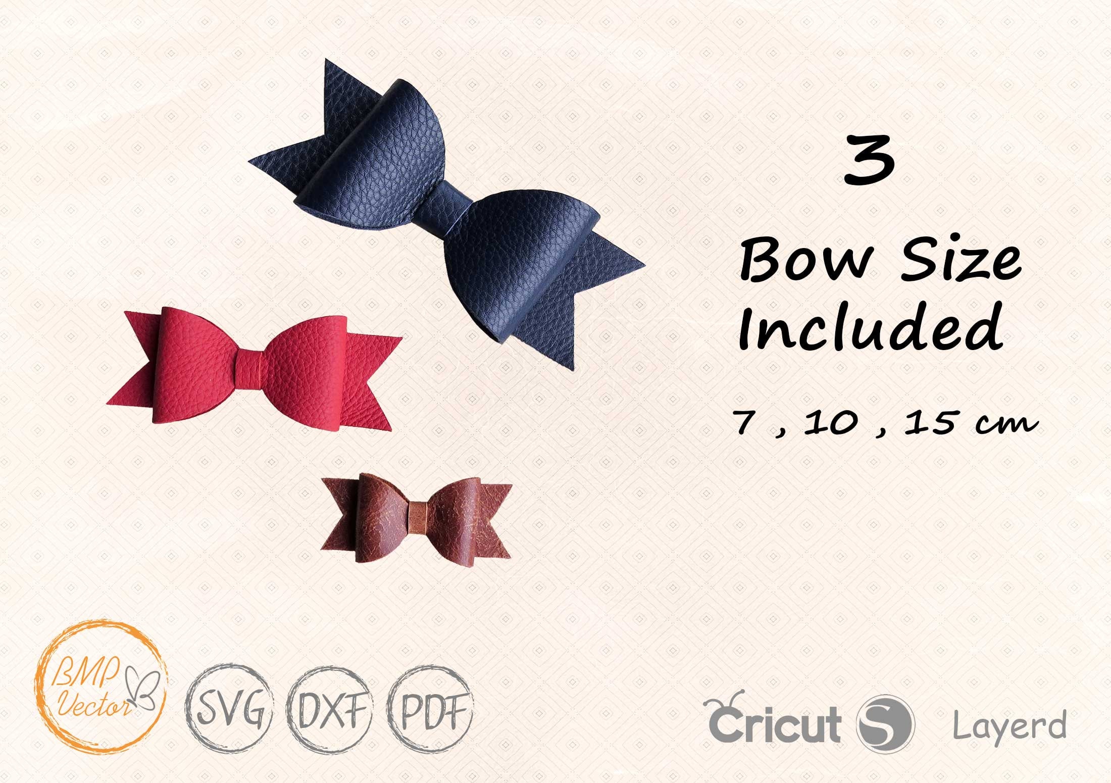 Felt Hair Bow Template