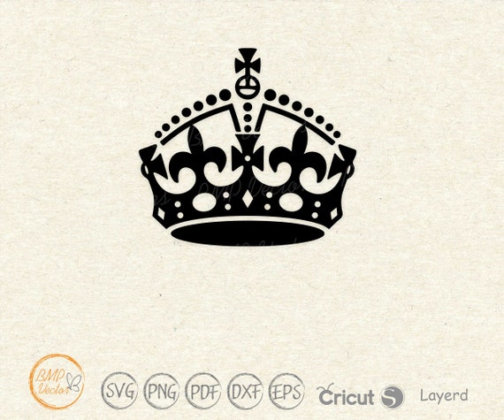 Free Keep Calm Crown Vector