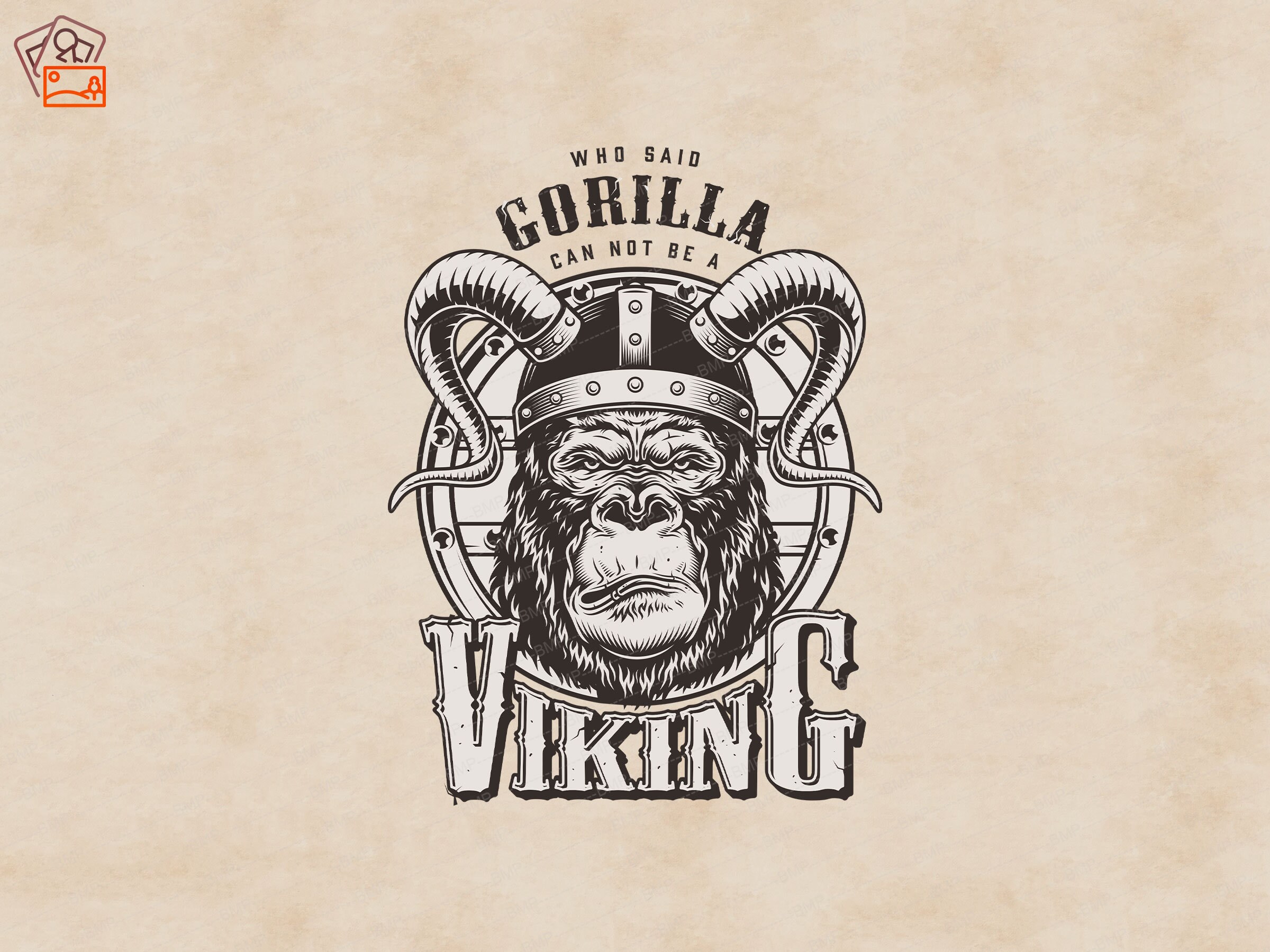 Gorilla Viking Svg Monkey Svg Gorilla Svg Viking Svg Apes - Etsy