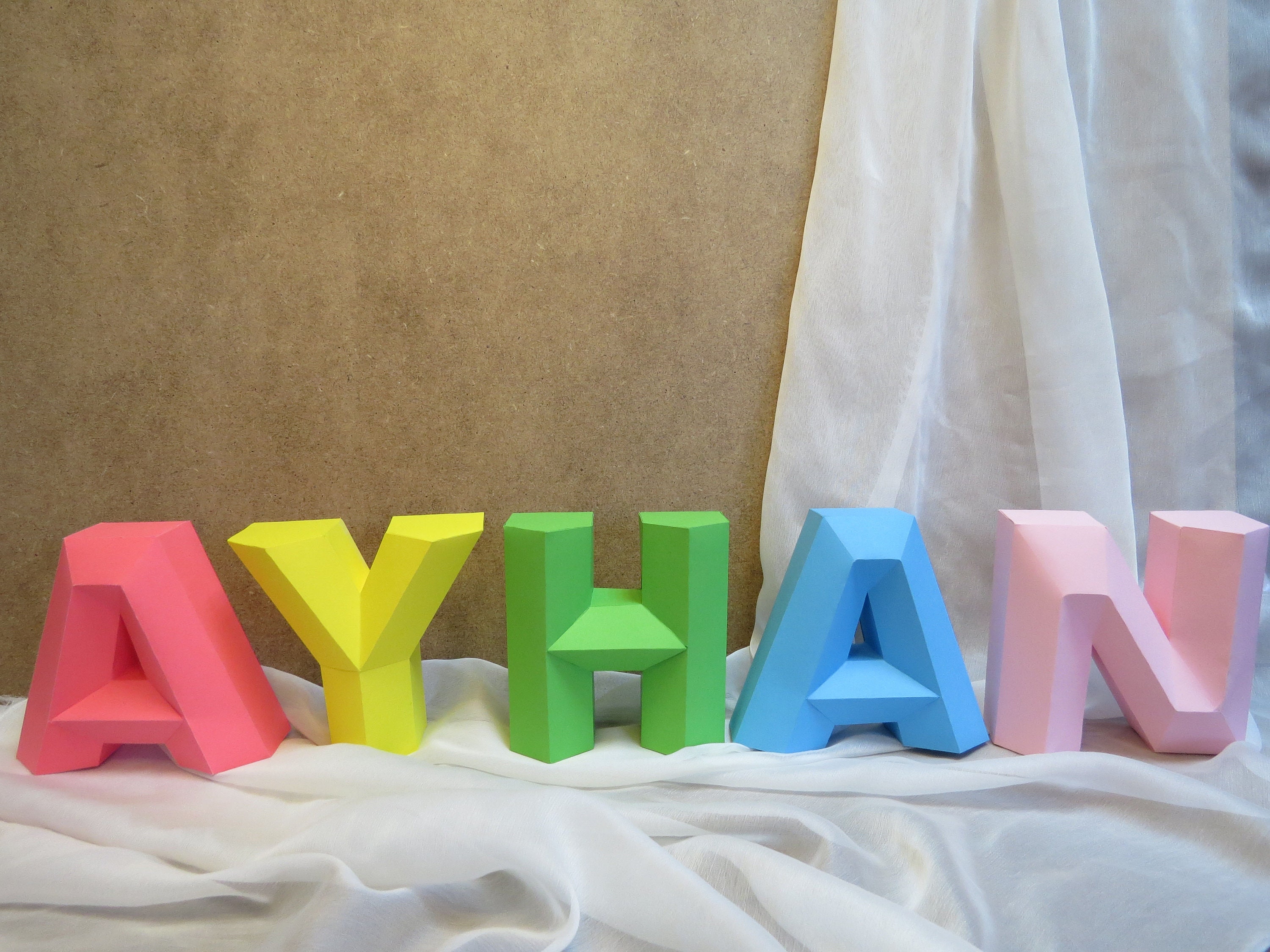 3D Alphabet Letters A-Z Die Cut Template 3D Letters for Cricut | Etsy