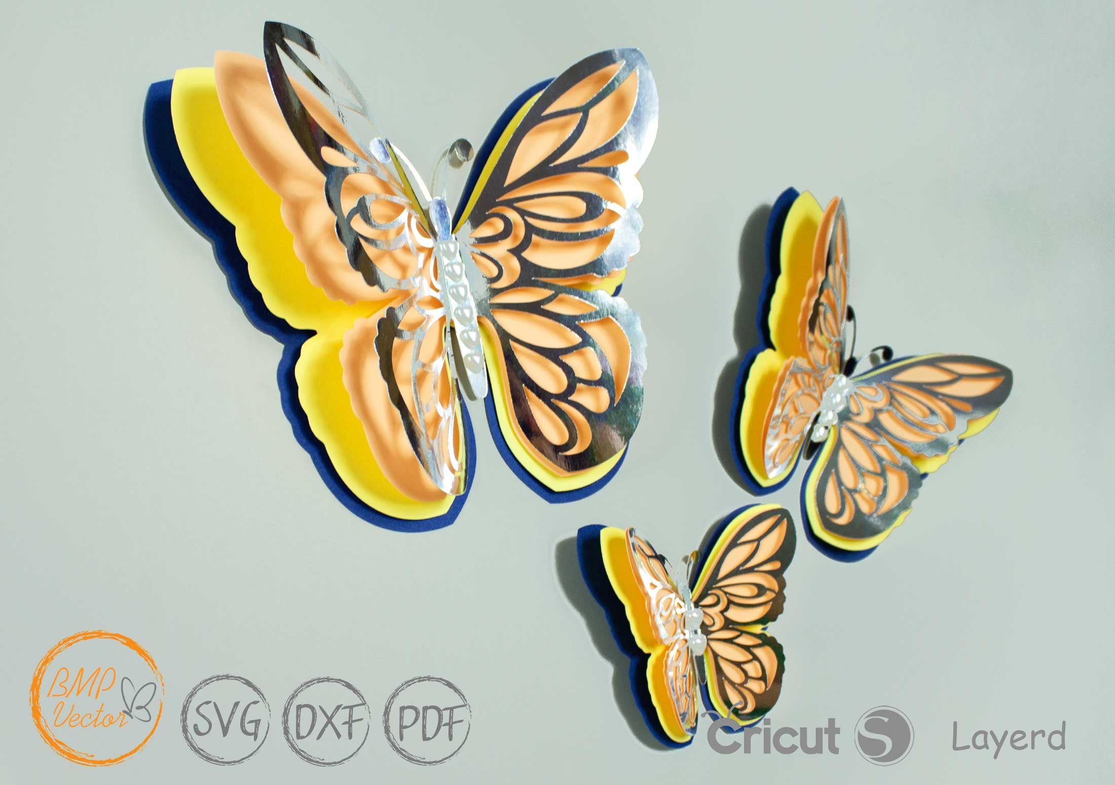 3D Butterfly Svg Paper Butterfly SVG Butterfly Wall Decor - Etsy Australia