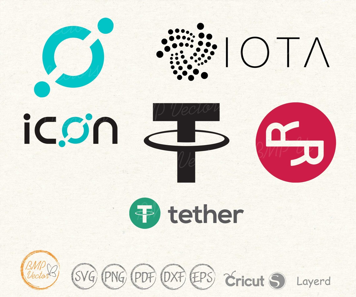 Cryptocurrency Svg Bitcoin Ethereum Cardano Litecoin Dogecoin - Etsy