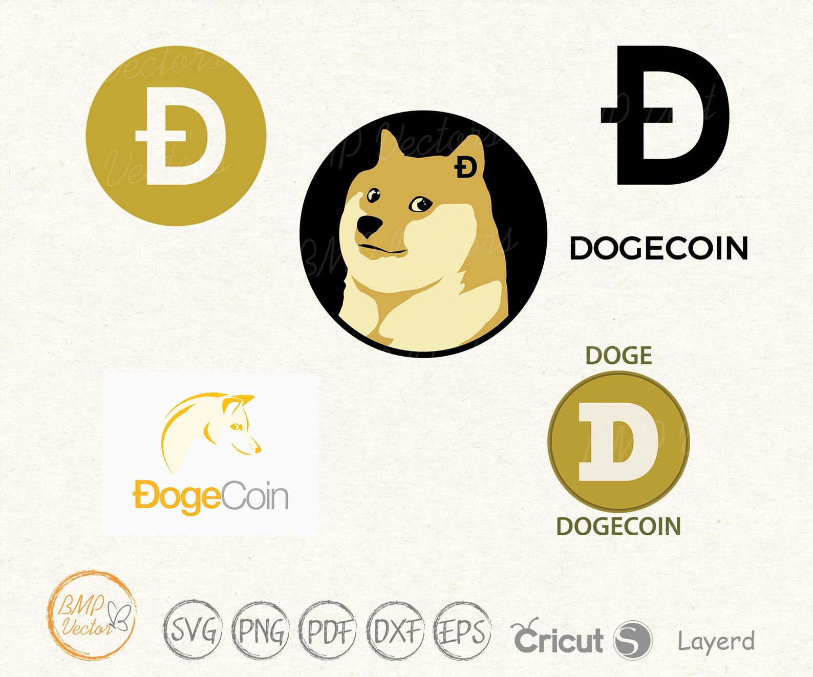 Cryptocurrency Svg Bitcoin Ethereum Cardano Litecoin Dogecoin - Etsy