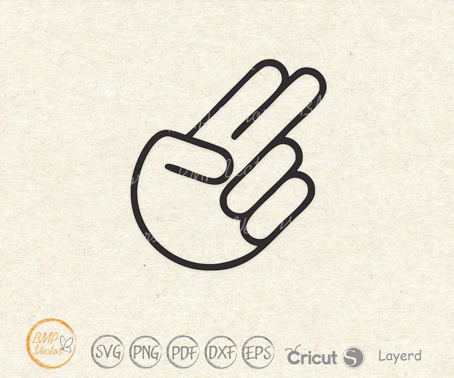 Shocker Style Svg Shocker Finger Cut File Middle Finger - Etsy