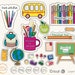 Teacher Sticker Svg Back to School Svg Teacher Sticker Pack - Etsy