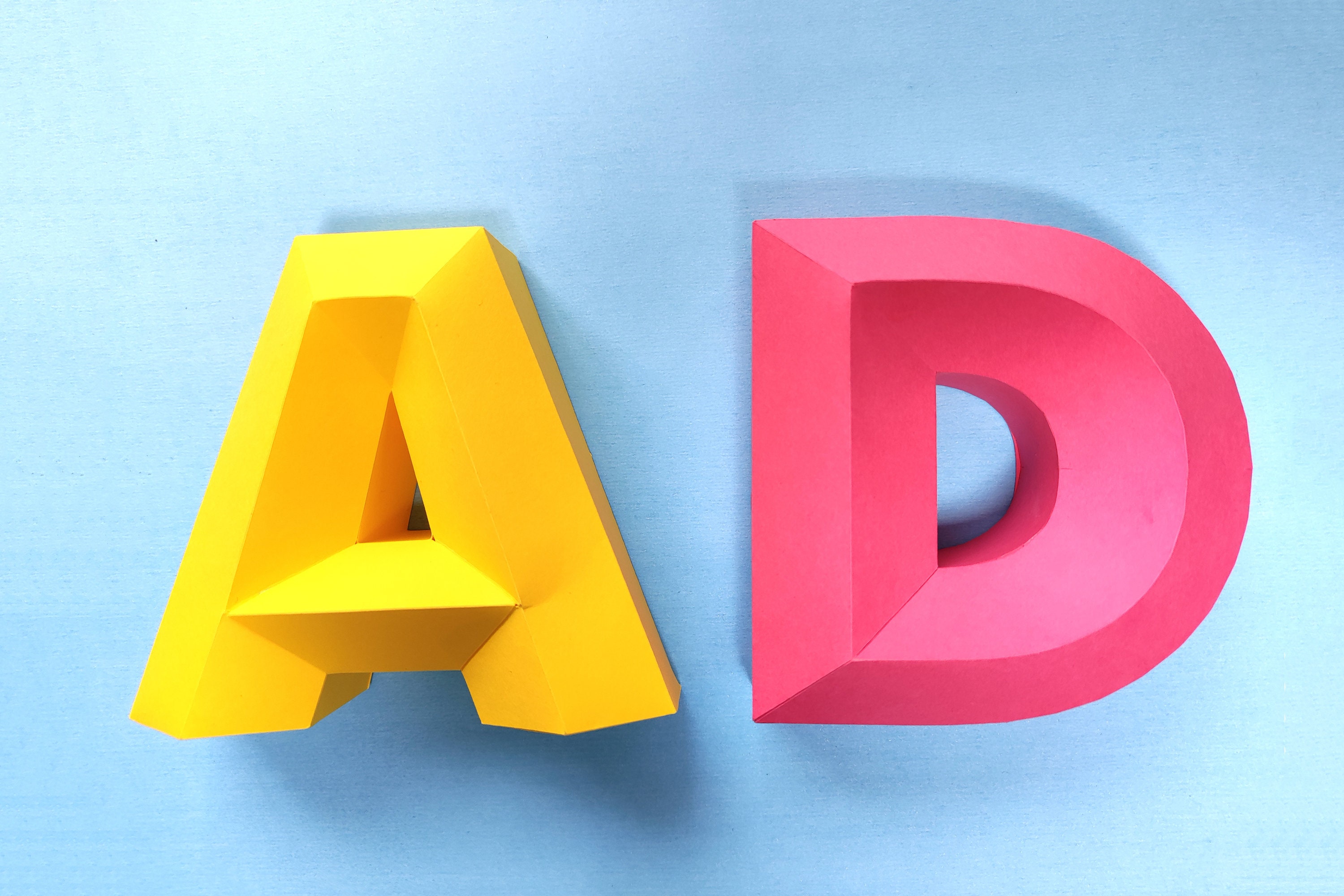 3D Alphabet Letters A-Z Die Cut Template 3D Letters for Cricut | Etsy