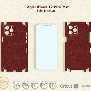 Apple iPhone 12 Pro Max Skin Svg Cut Template Vector, iPhone Skin Cut ...
