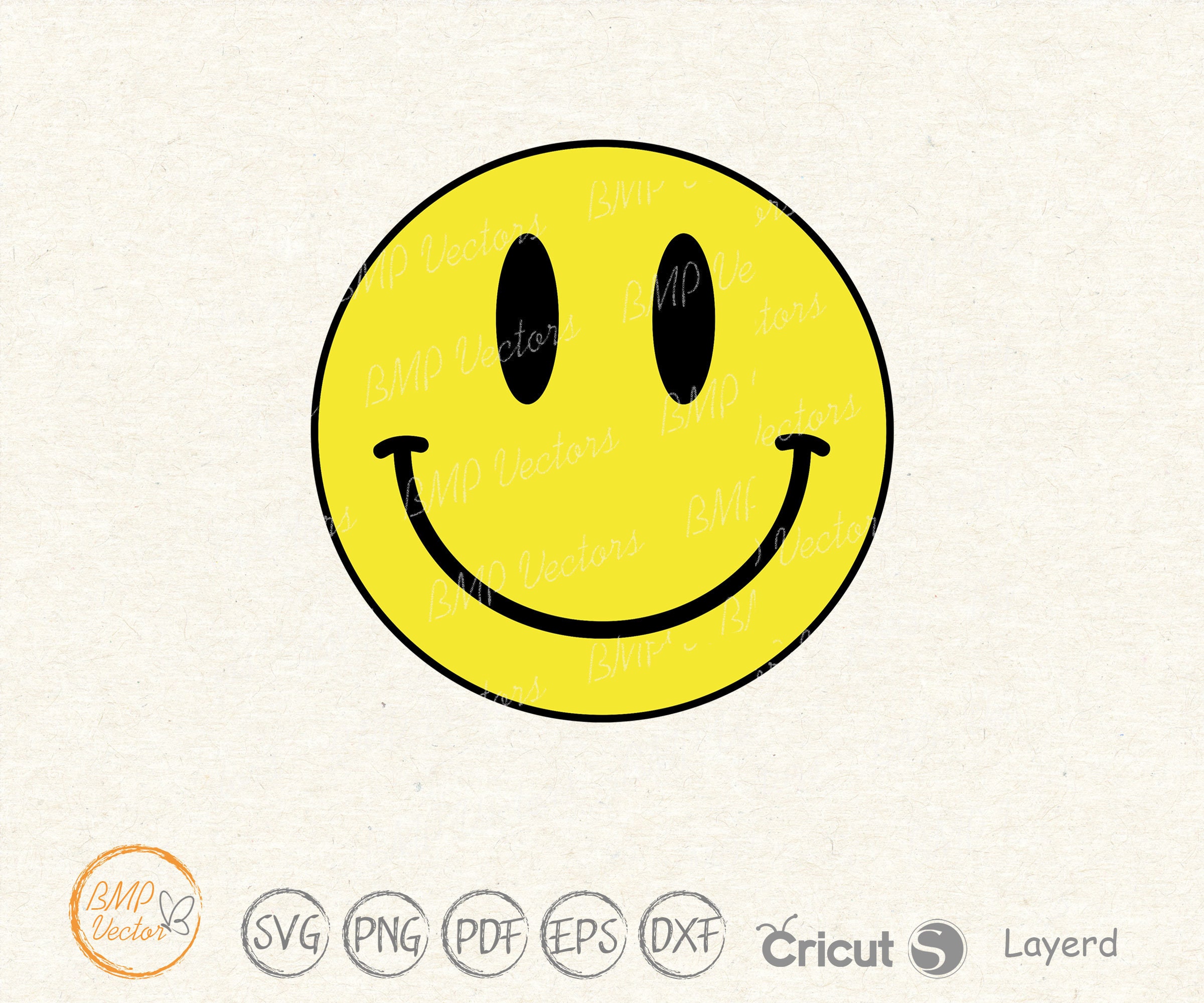 Smile Svg Smiley Face Emoji Svg Happy Face Clipart Svg | Etsy Canada