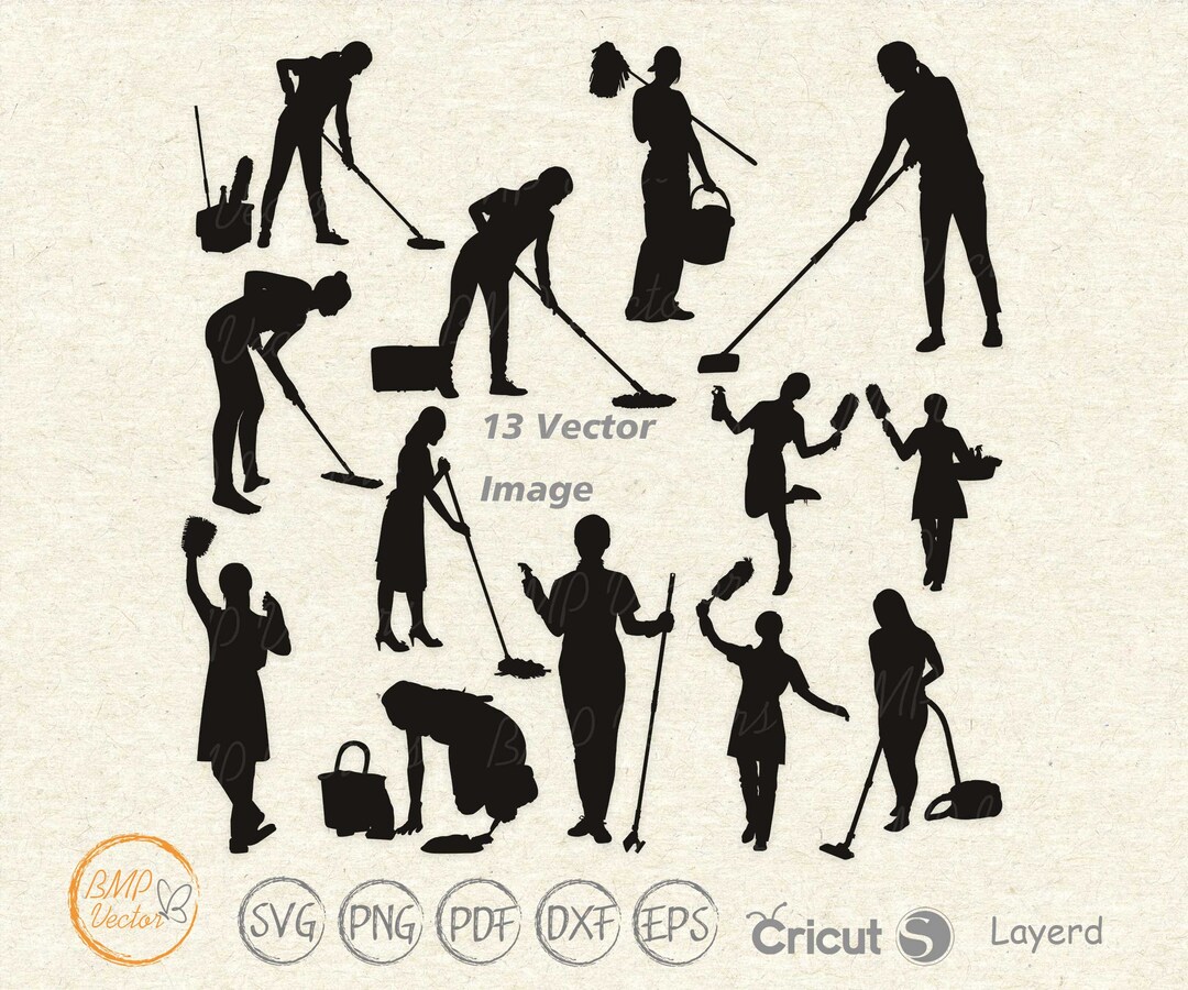House Cleaning Svg, Cleaning Service SVG Bundle, Cleaning Service ...