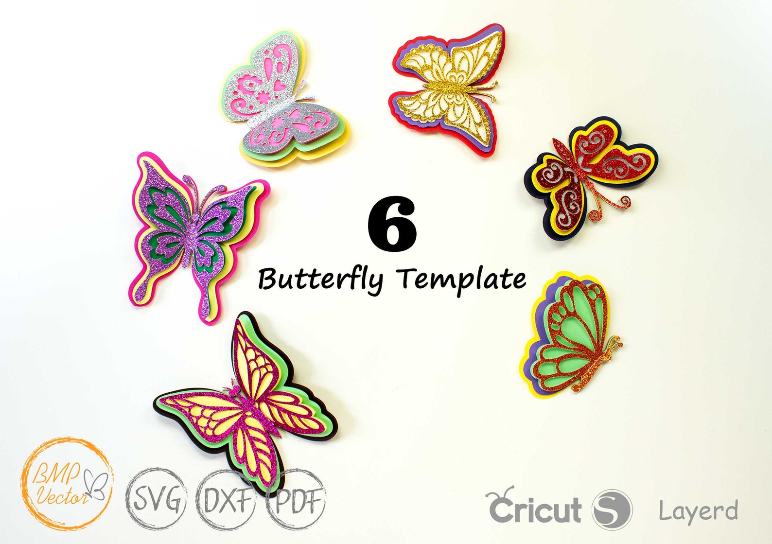3D Butterfly Svg Bundle Paper Butterfly SVG Butterfly Wall - Etsy
