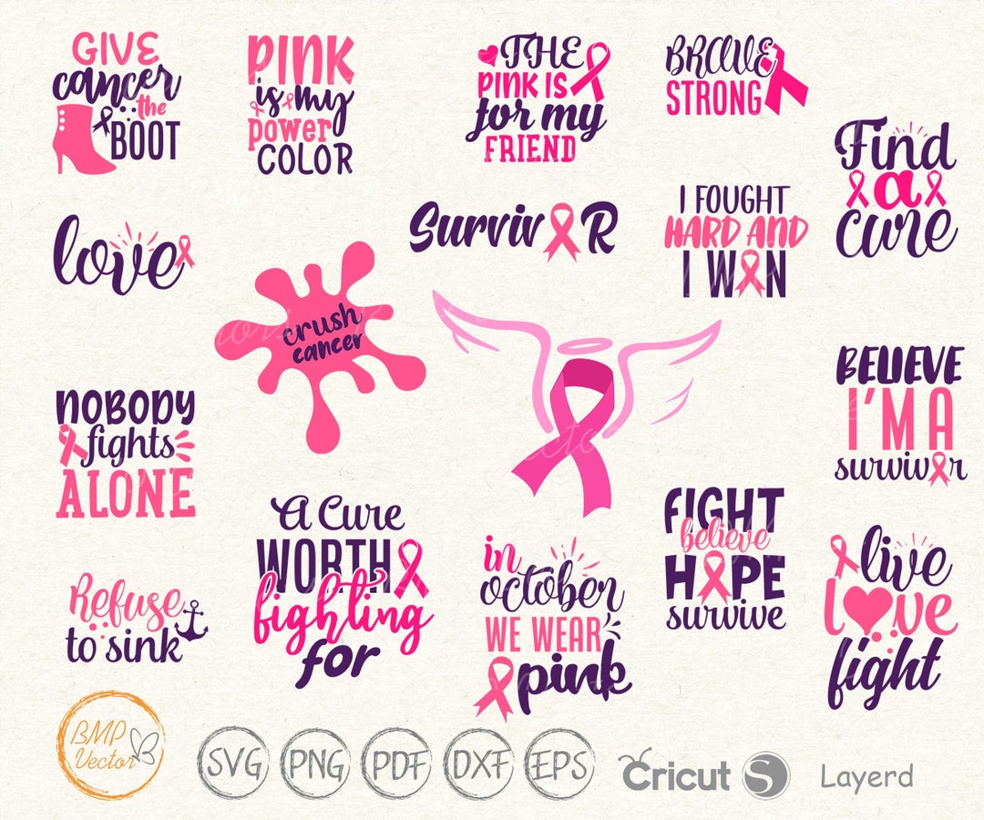 Awareness Ribbons Bundle, Cancer Ribbon Svg, Cancer Ribbon Clipart ...