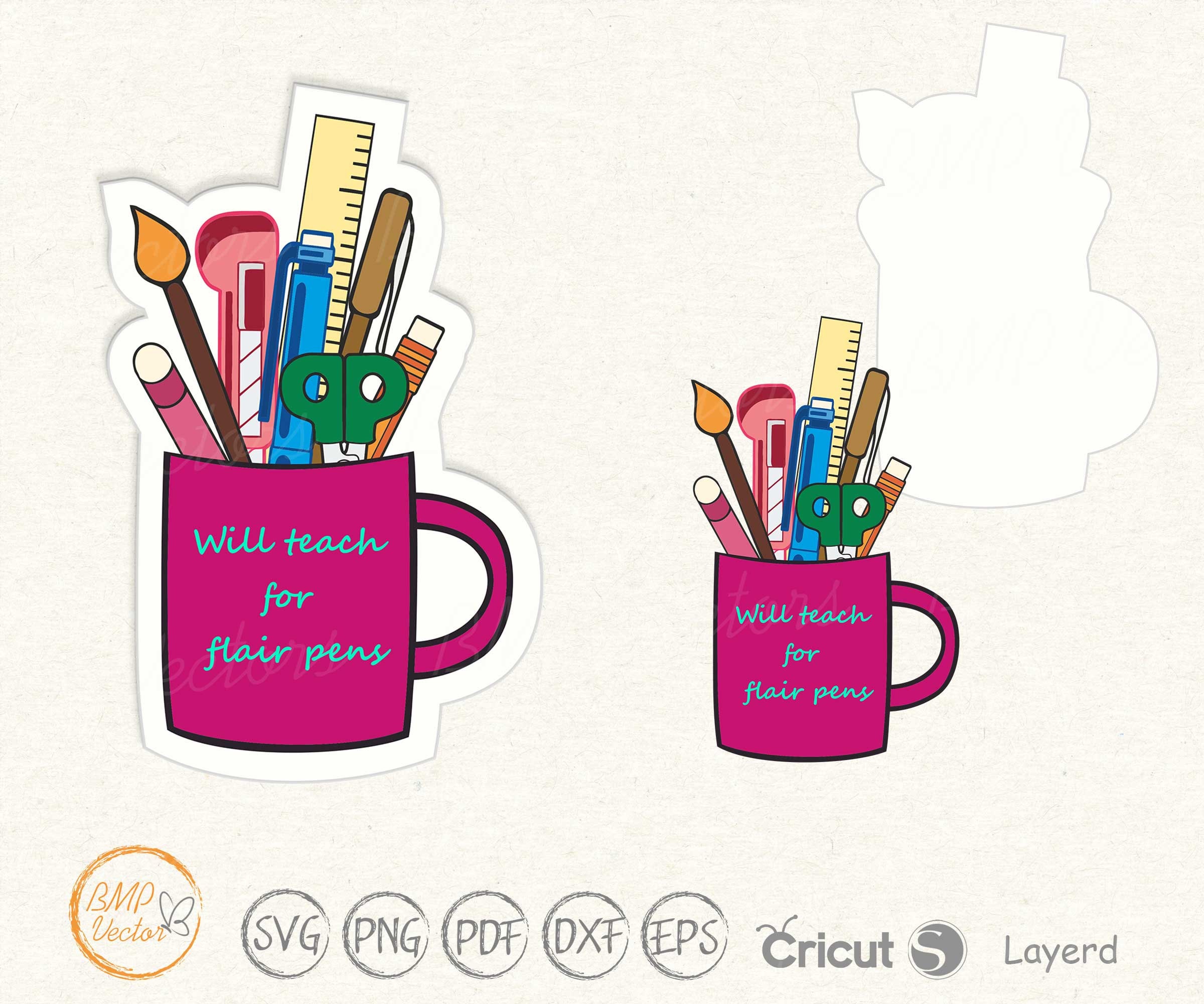 Teacher Sticker Svg Teacher Sticker Pack Svg Back to School - Etsy