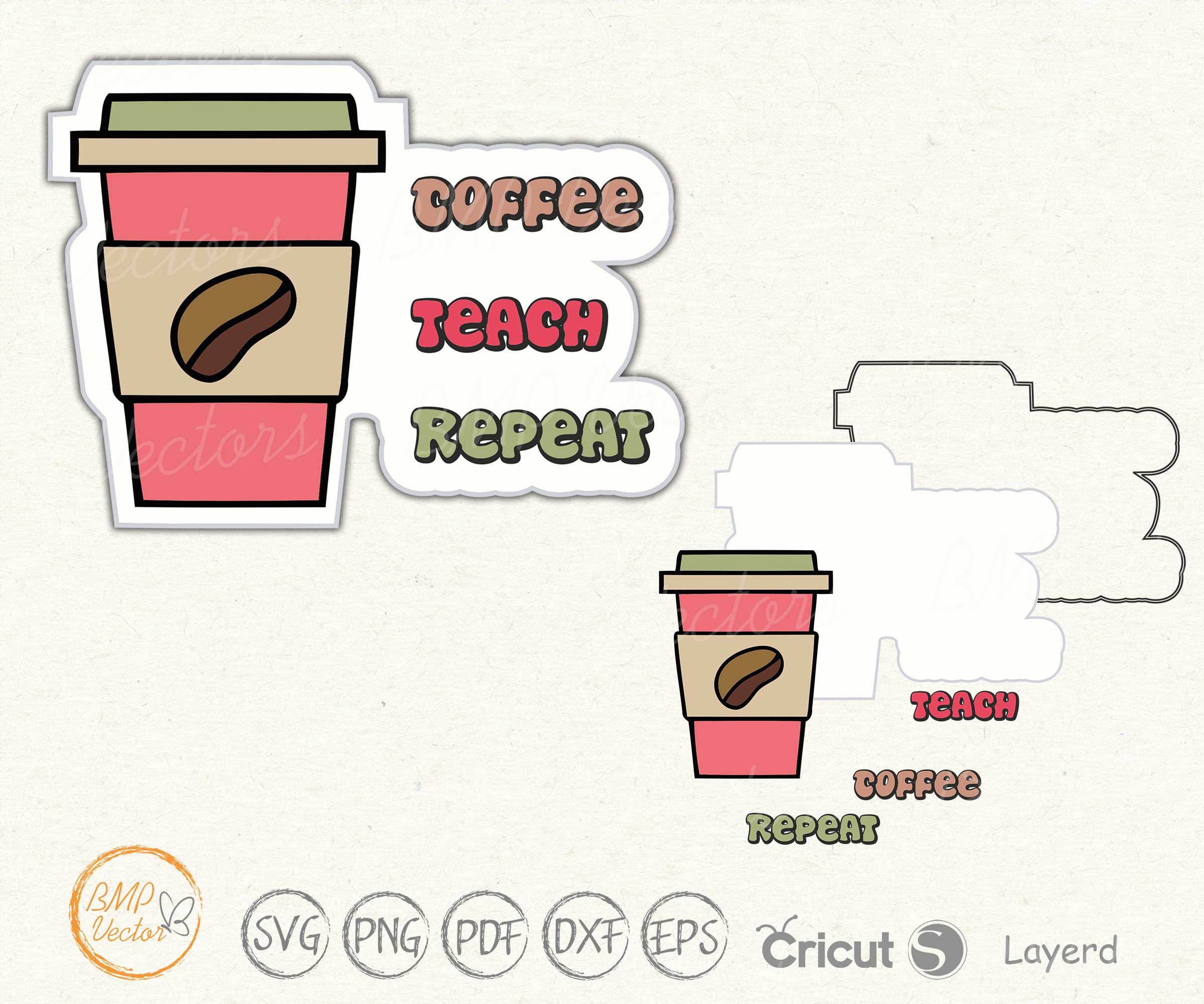 Teacher Sticker Svg Teacher Sticker Pack Svg Back to School - Etsy