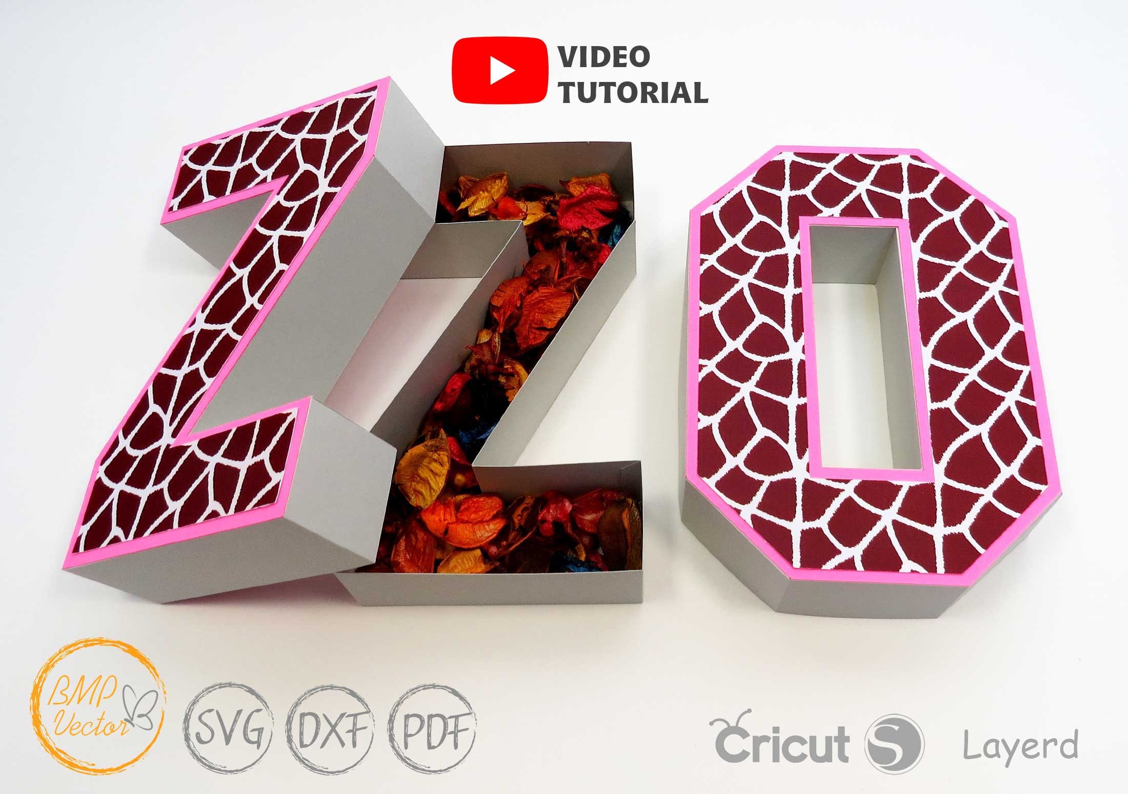 3D Letters Svg A-Z 0-9 3D Alphabet Svg Die Cut Template NO - Etsy