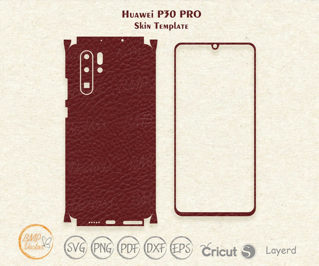 Huawei P30 Pro Skin Template: SVG Cut File (digital Download) - Etsy