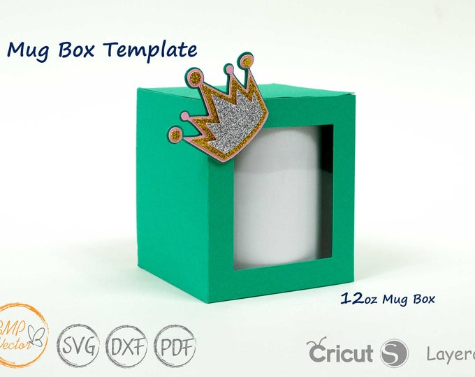 Cup Gift Bag Bag Template, Cup Box, Cup Gift Bag, Cup Gift Box, Coffee ...
