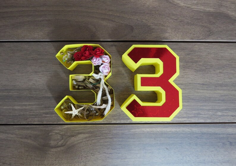 3D Alphabet Box A-Z 0-9 Box SVG Template Die Cut Template - Etsy