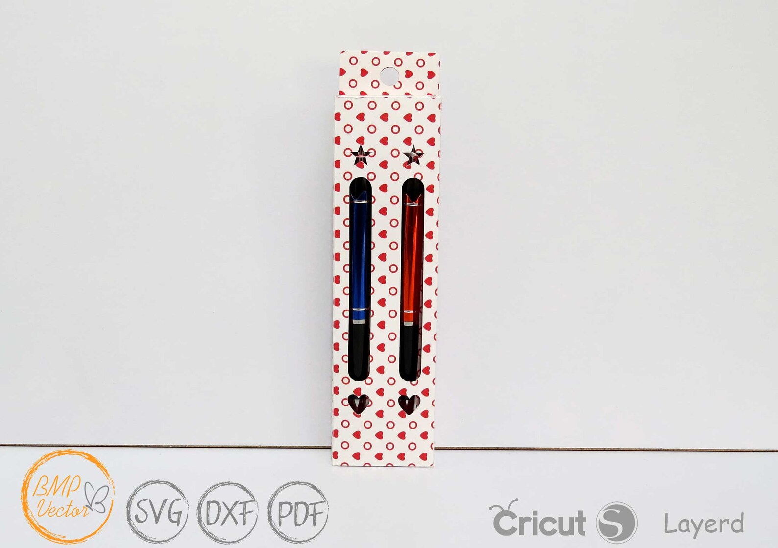 Pen Box SVG Pen Box Template Customizable Pen Box Cut File - Etsy