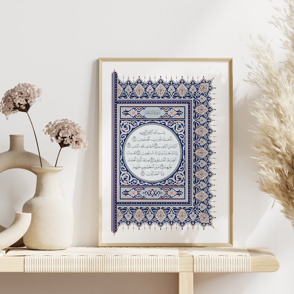 Al Fatiha Wall Art - Etsy