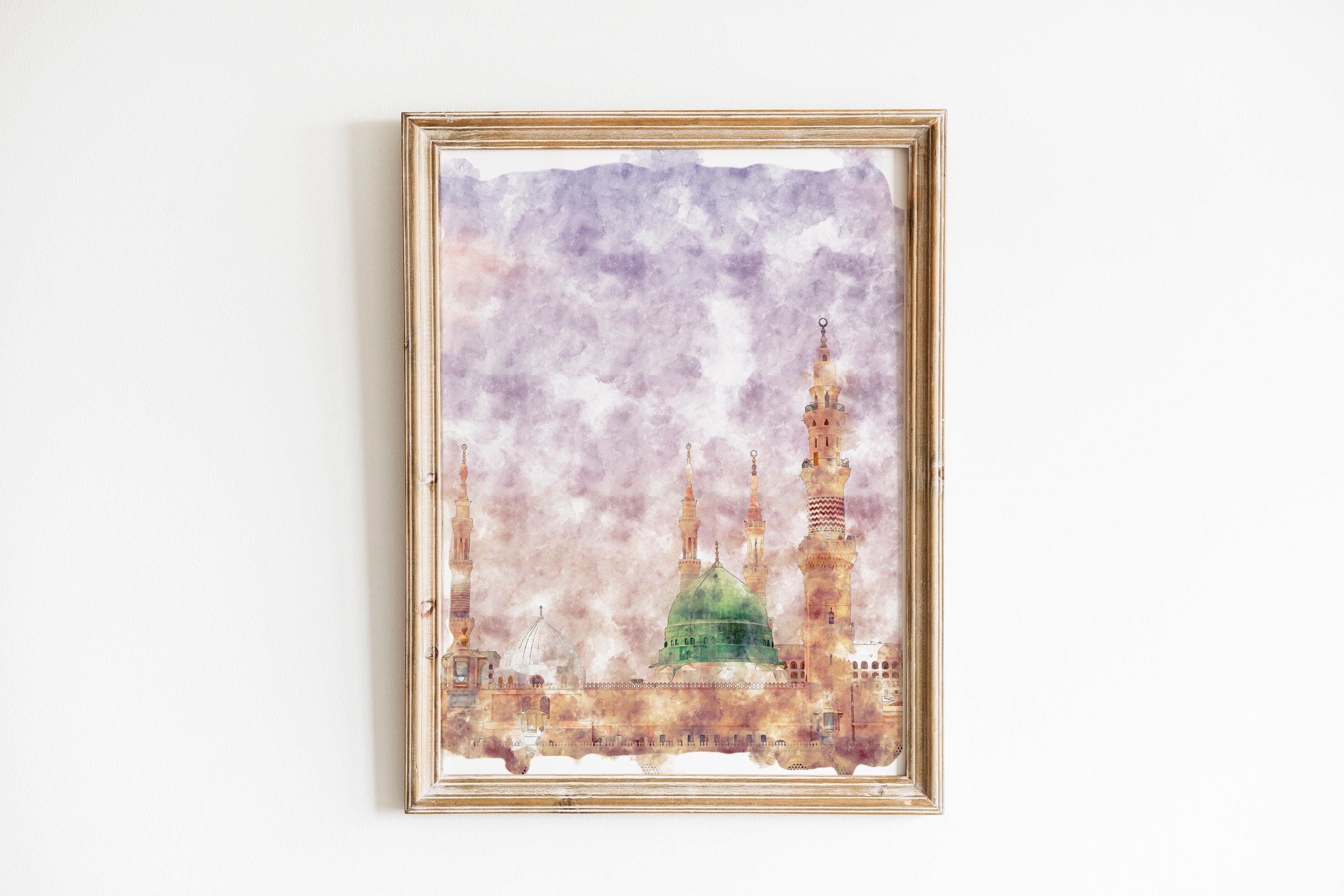 Set of 3 Islamic Poster Kaaba Mecca Masjid An-nabawi - Etsy