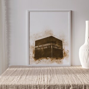 Set of 3 Islamic Wall Art, Kaaba Mecca, Masjid An-nabawi Medina, Al ...