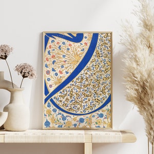 Printable Islamic Pattern Download, Boho Islamic Wall Art, Islamic ...