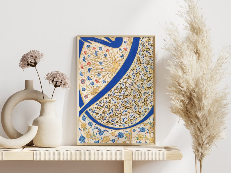 Printable Islamic Pattern Download, Boho Islamic Wall Art, Islamic ...