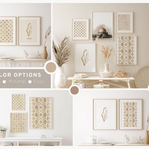 Islamic Geometric Pattern Wall Art, Palestine Embroidery Art, Floral ...