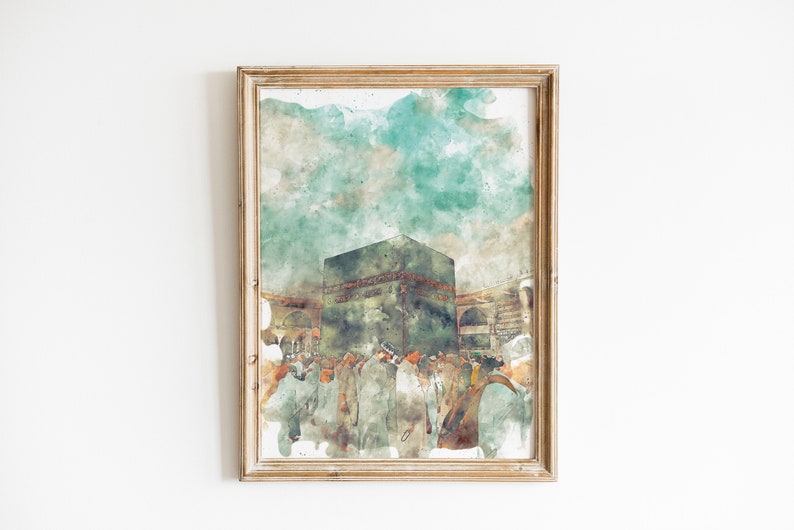 Set of 3 Islamic Poster Kaaba Mecca Masjid An-nabawi - Etsy