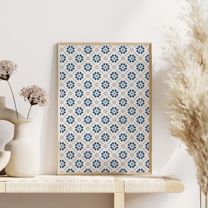 Islamic Geometric Pattern Wall Art, Palestine Embroidery Art, Floral ...