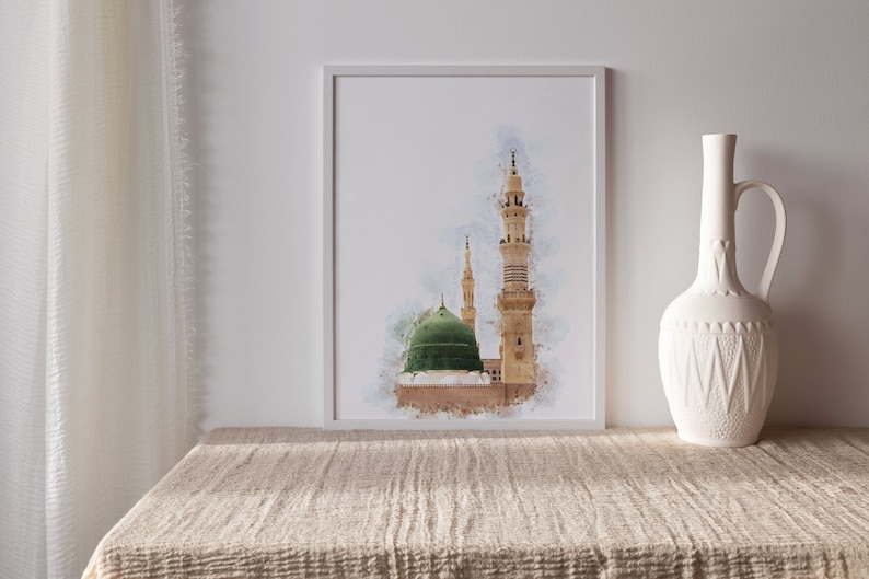 Set of 3 Islamic Posters Kaaba Mecca Masjid An-nabawi - Etsy