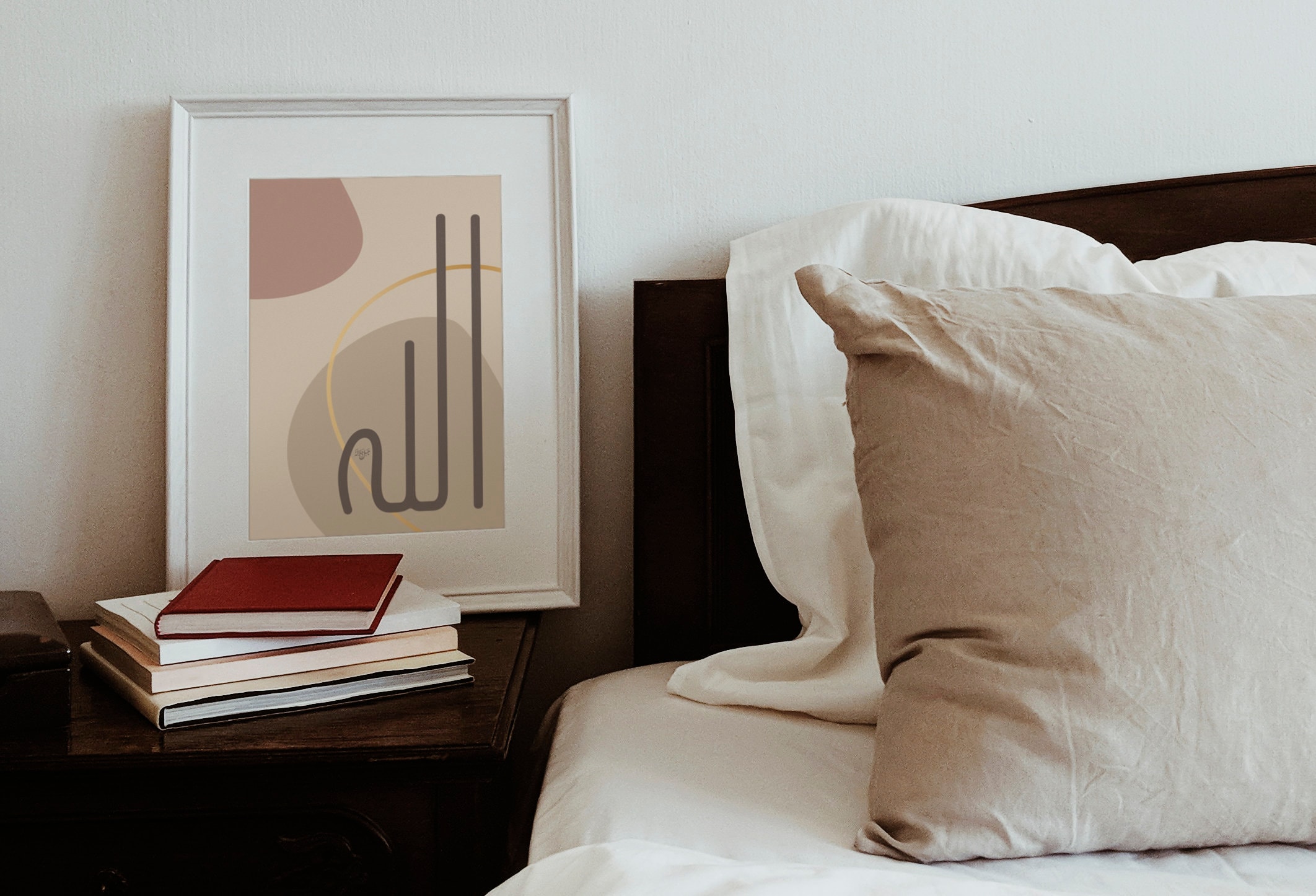 Set of 2 Allah Islamic Wall Art Poster Printable - Bohemian Arabic ...