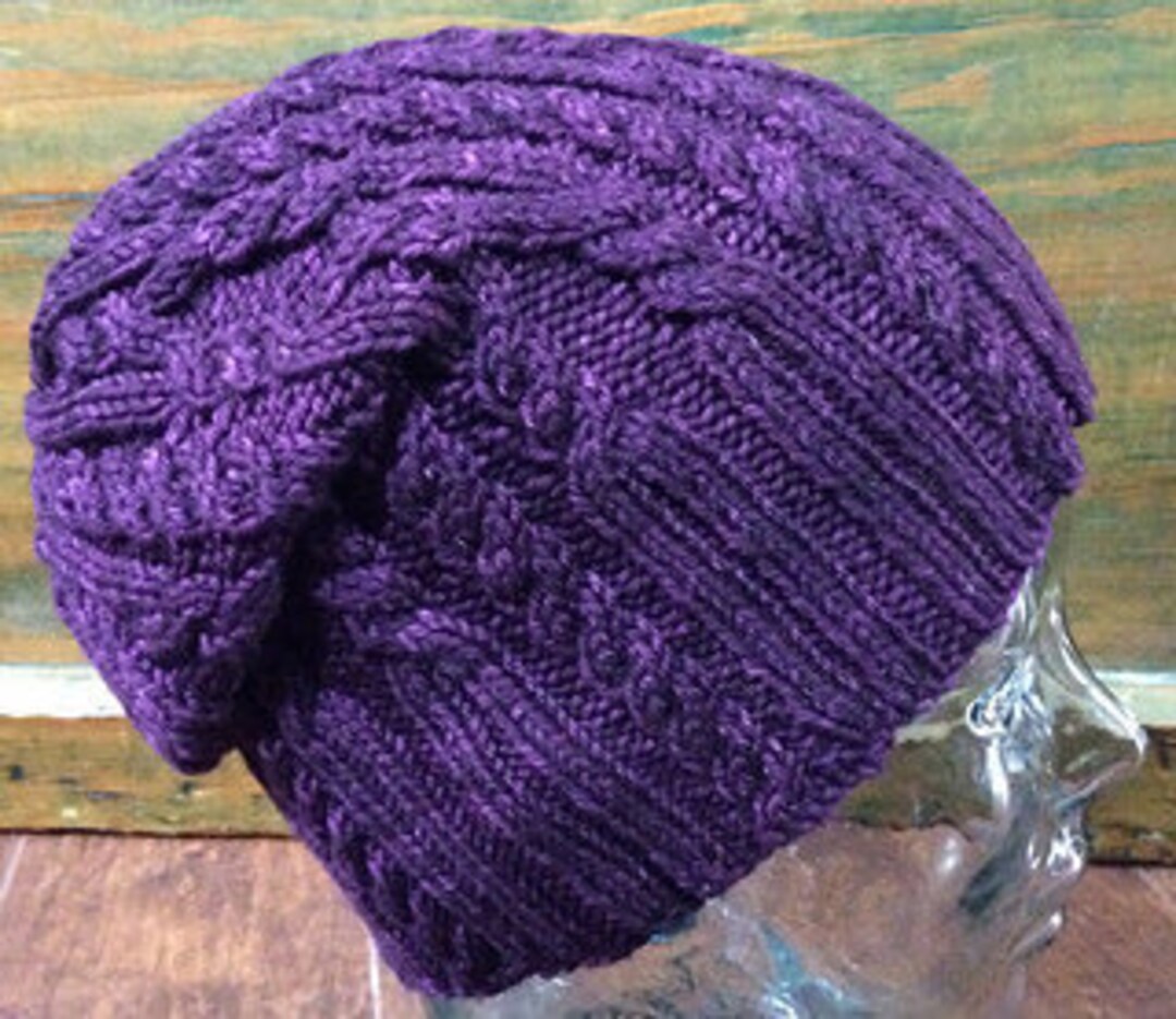 Knitted Hat Pattern - You're so Twisted Hat Knitting Pattern - Etsy