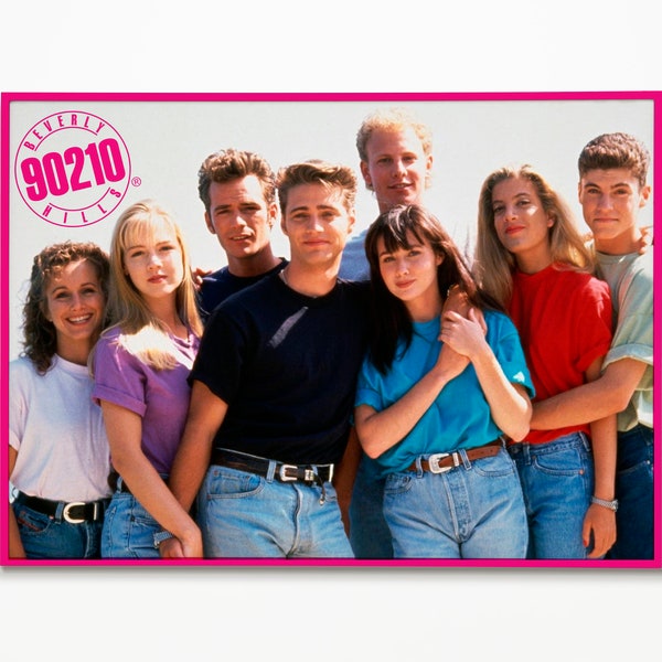 Beverly Hills 90210 Tv Show Png - Etsy