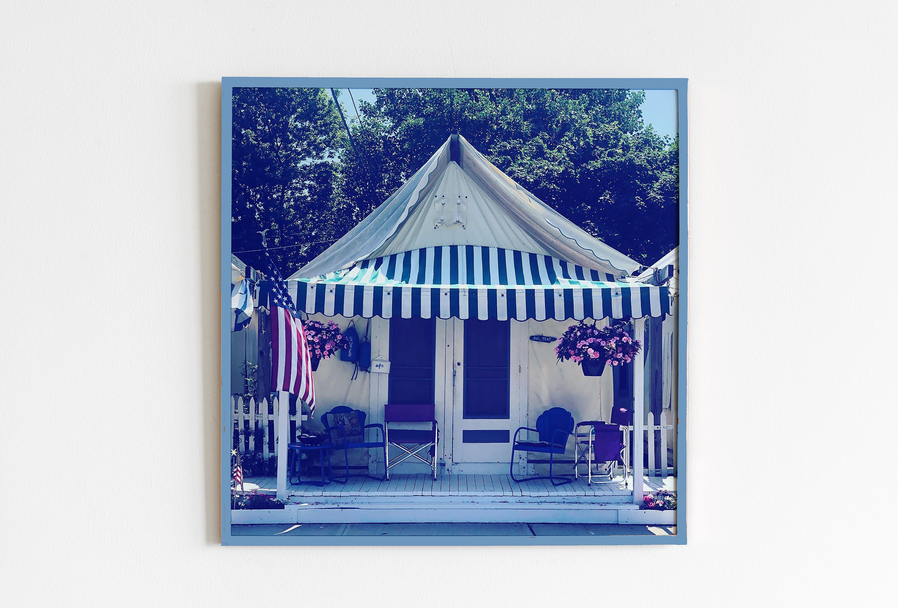 Digital File - Stripe Shack Photography Print - New Jersey, Ocean Grove ...