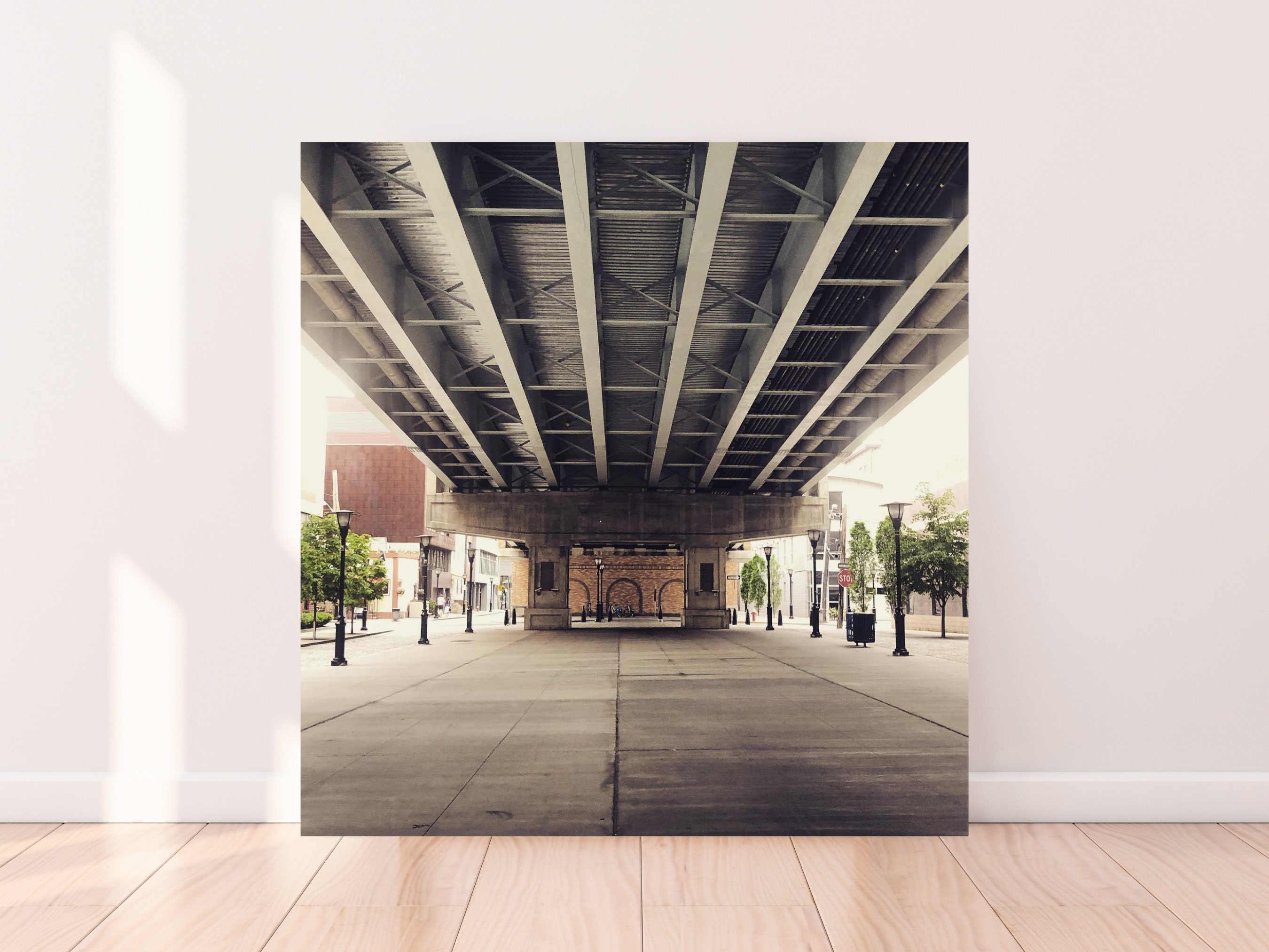 Under the Viaduct Photography Print Hoboken, New Jersey, Bridge, Scene ...