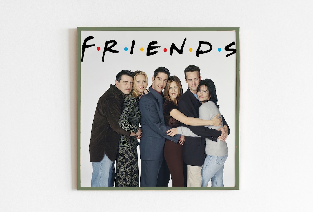Digital File - Friends Poster - Printable, TV Show, Television, Ross ...