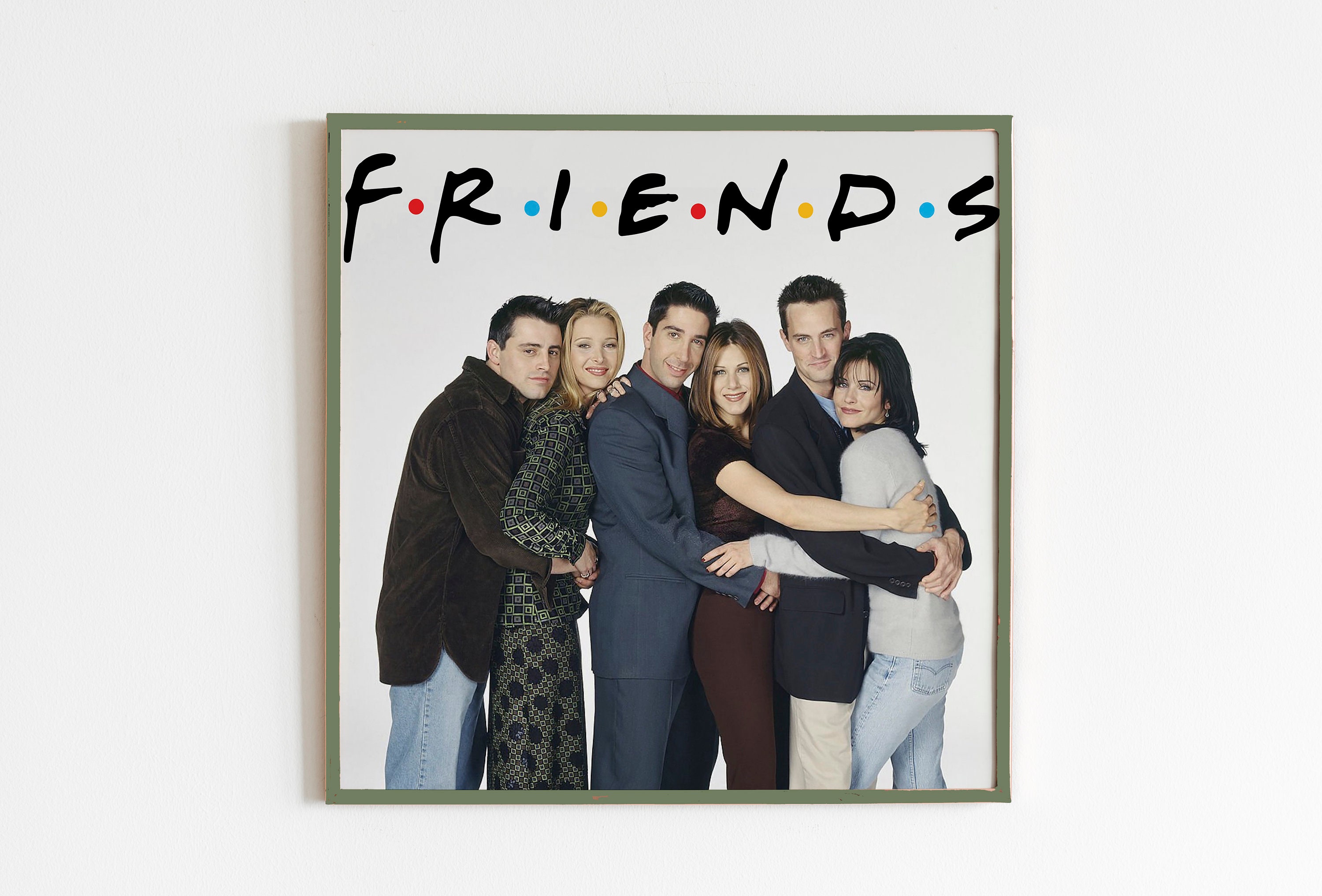 Digital File - Friends Poster - Printable, TV Show, Television, Ross ...